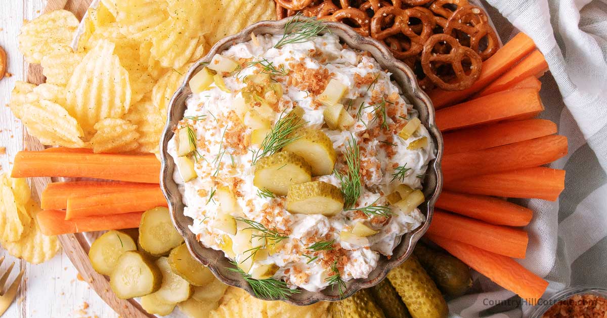 Fried Pickle Dip {Easy 15 Min Recipe}