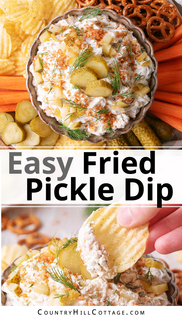 Fried Pickle Dip {Easy 15 Min Recipe}