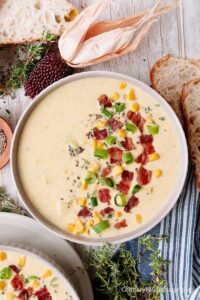 Corn Chowder with Canned Corn