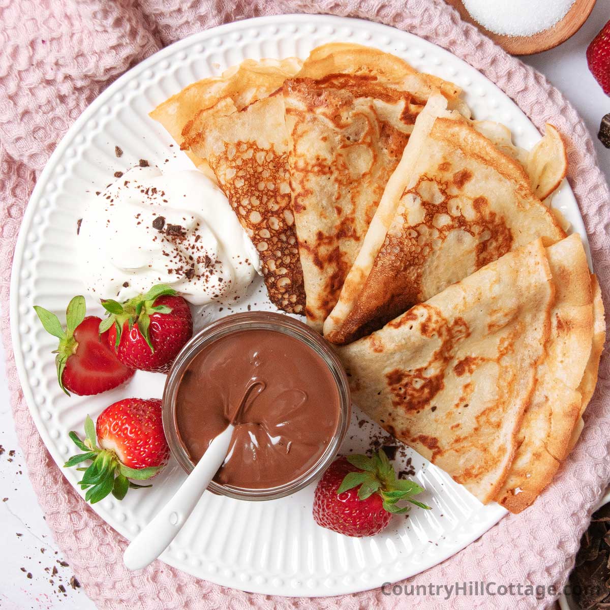 Bisquick Crepe Recipe {Easy 4-Ingredient Recipe}