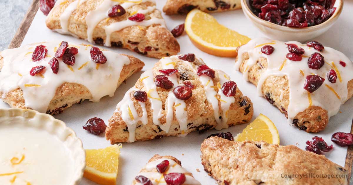 Dried Cranberry Scones