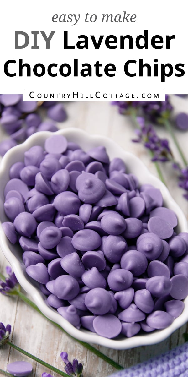 DIY Lavender Chocolate Chips