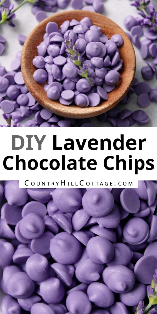 DIY Lavender Chocolate Chips