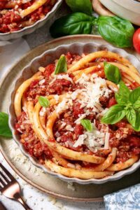 Bucatini Bolognese