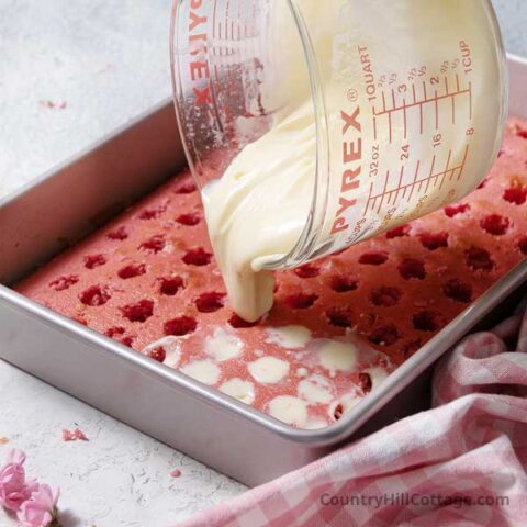 Rose Poke Cake